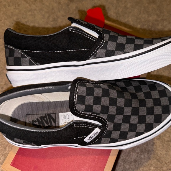 Vans | Shoes | Nwt Classic Checkered Vans 25 Kids | Poshmark